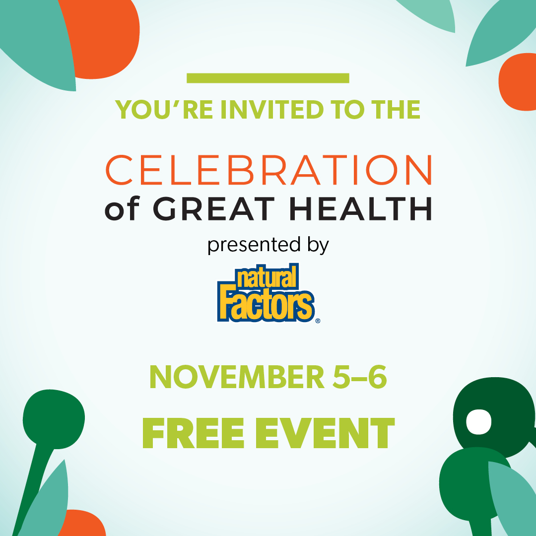 Virtual Celebration Of Great Health November 5–6, 2020 - Simcoe Natural ...